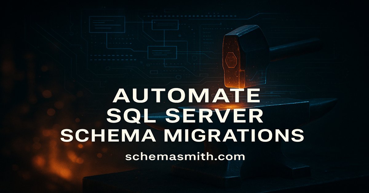 SQL Server Schema & Migrations Tools | SchemaSmith